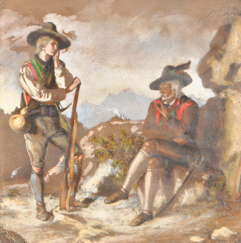 Gottfried Seelos | DUE BERSAGLIERI TIROLESI (1855) | MutualArt