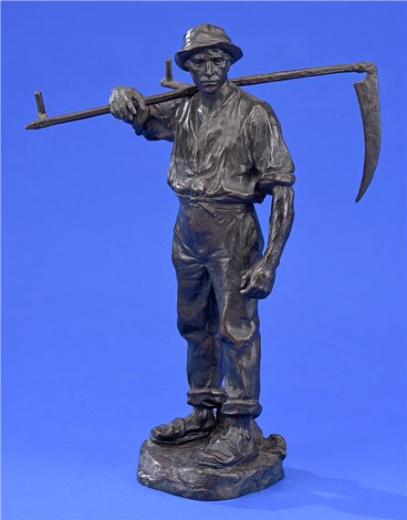 Heinz Müller | Bauer mit Sense | MutualArt