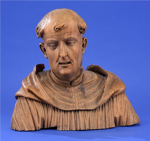 Tilman Riemenschneider | Büste eines Mönchs (1500) | MutualArt