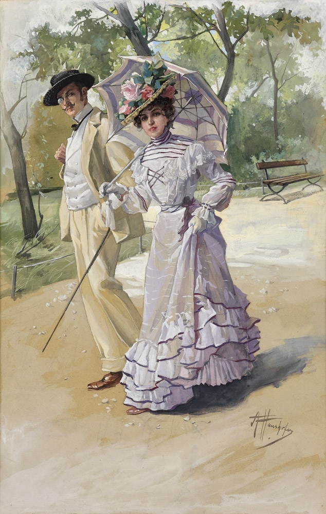 Alfred Haushofer | Flaneure am Chiemsee | MutualArt