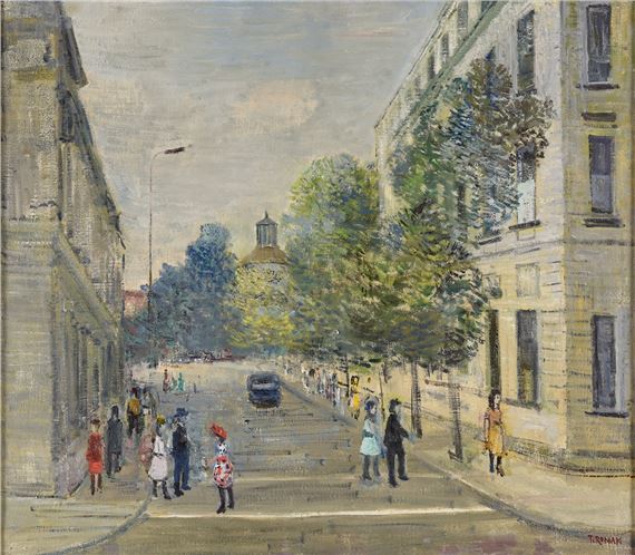 Roman Tadeusz Wilkanowicz | Warschauer Straßenszene | MutualArt