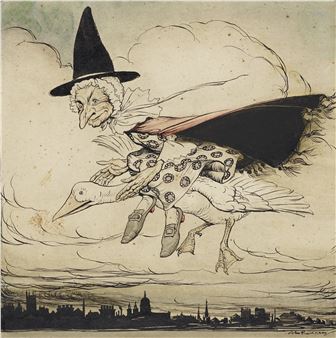 Arthur Rackham | ALICE AND THE CHESHIRE CAT - ALICE IN WONDERLAND ...