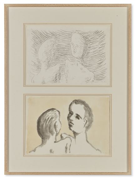 Markus Raetz | Doppelportrait (1981) | MutualArt