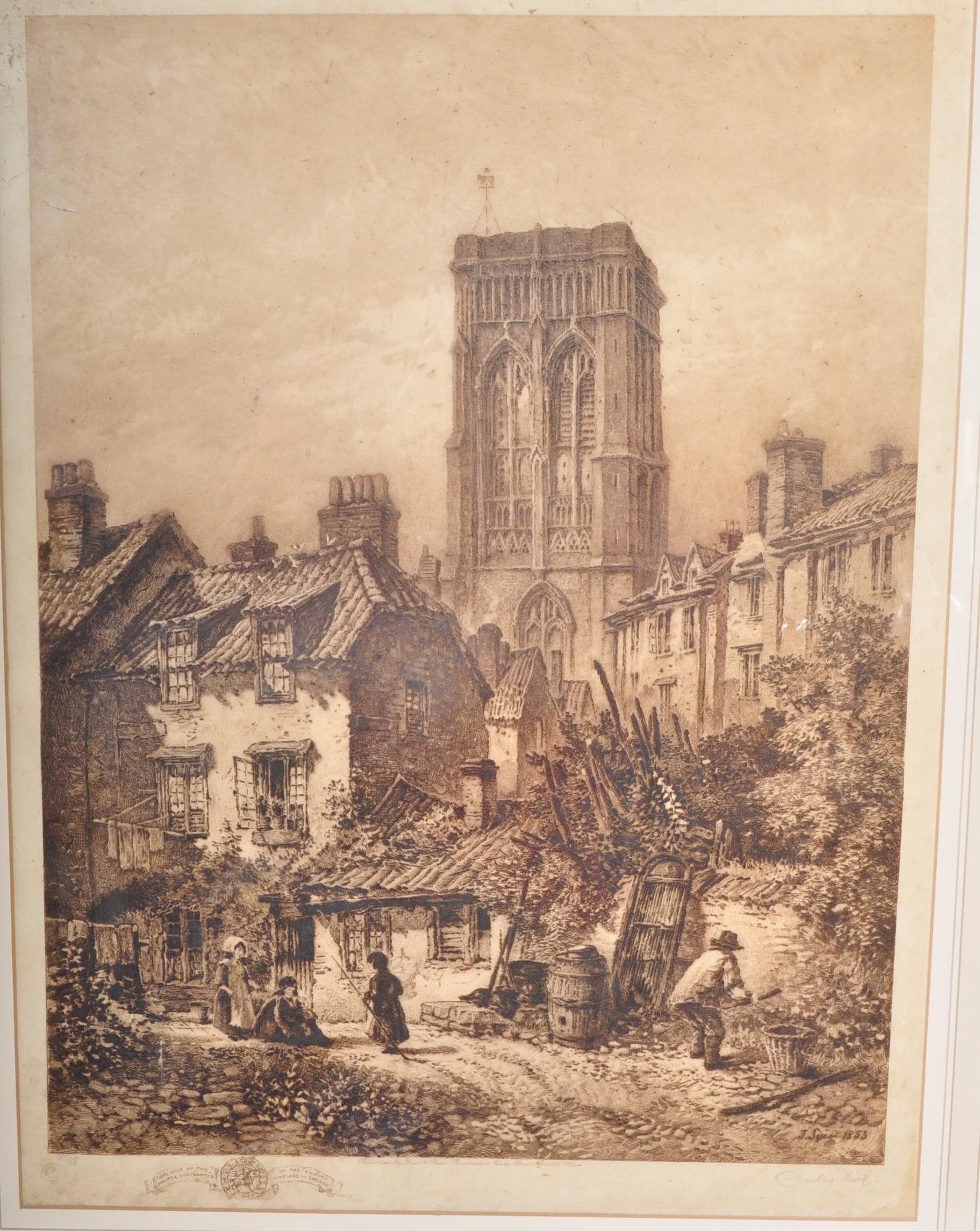 Charles Bird | VICTORIAN CHARLES BIRD ETCHING BRISTOL SCENE PRINT ...