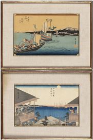 Hiroshige Utagawa | Two polychrome prints | Compare similar artworks ...
