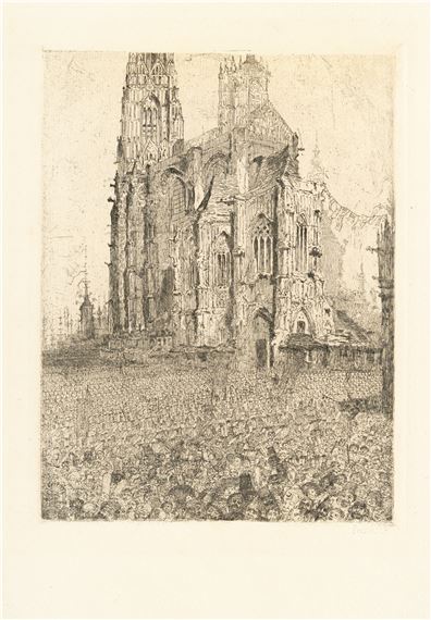 James Ensor | La Cathédrale (1886) | MutualArt