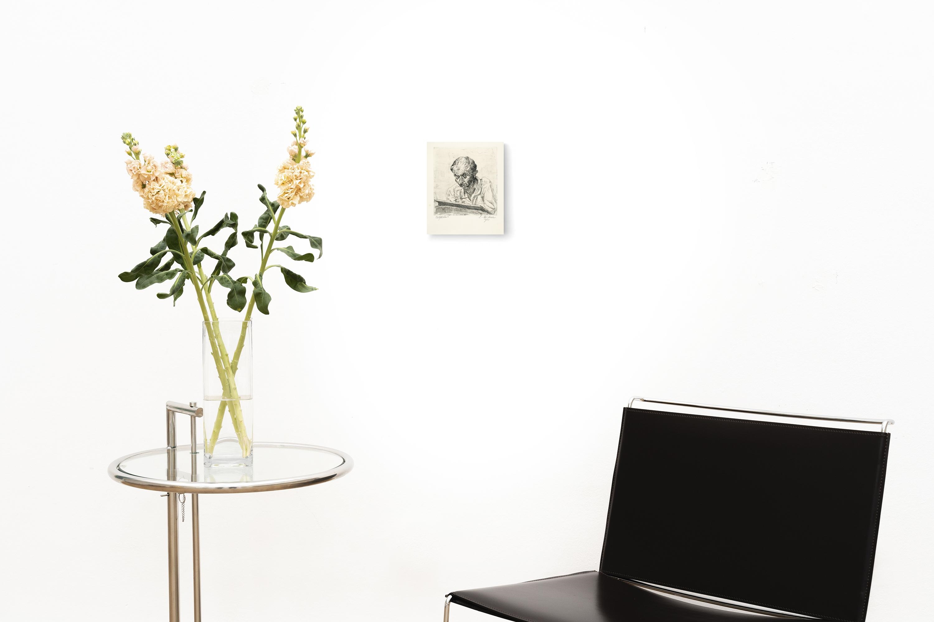 Ludwig Meidner | “Selbstbildnis” (Ludwig Meidner XII) (1922) | MutualArt