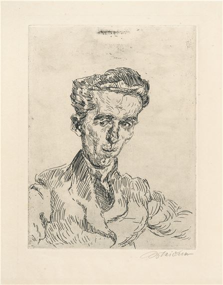 Ludwig Meidner | Portrait of Dr. Wolfers (1921) | MutualArt