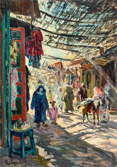 Henri-Jean Pontoy | Animated Souk | MutualArt