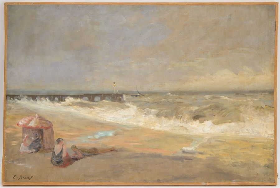 Émile Renouf | On the beach | MutualArt
