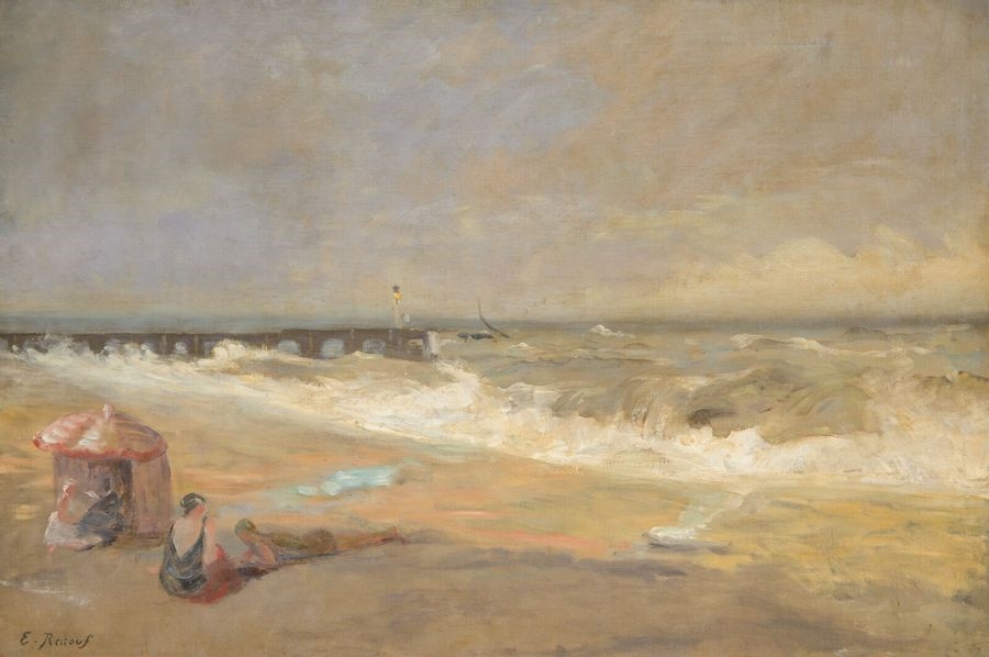 Émile Renouf | On the beach | MutualArt