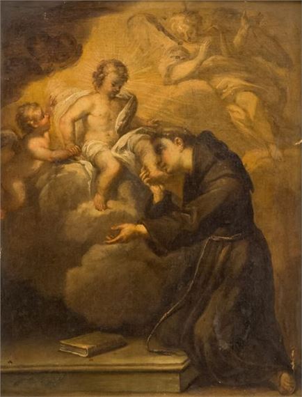 Bartolomé Estebán‏ Murillo | Saint Anthony of Padua and the Child | MutualArt