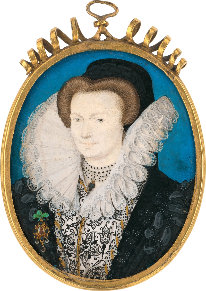 Nicholas Hilliard | Portrait of a lady (1581) | MutualArt