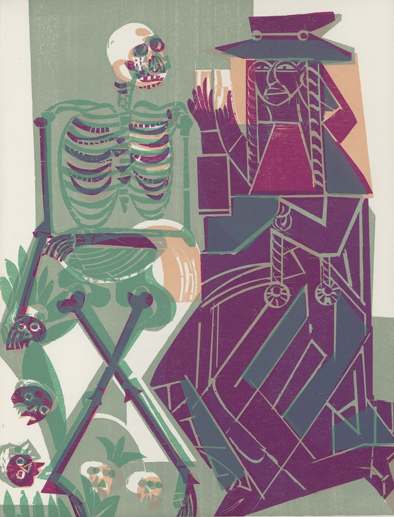 HAP Grieshaber | Der Totentanz von Basel (1966) | MutualArt