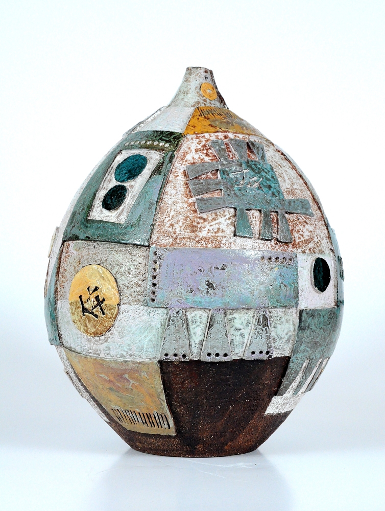 Alexander Leckie | Large Thrown Pottery Bulbous Vase | MutualArt