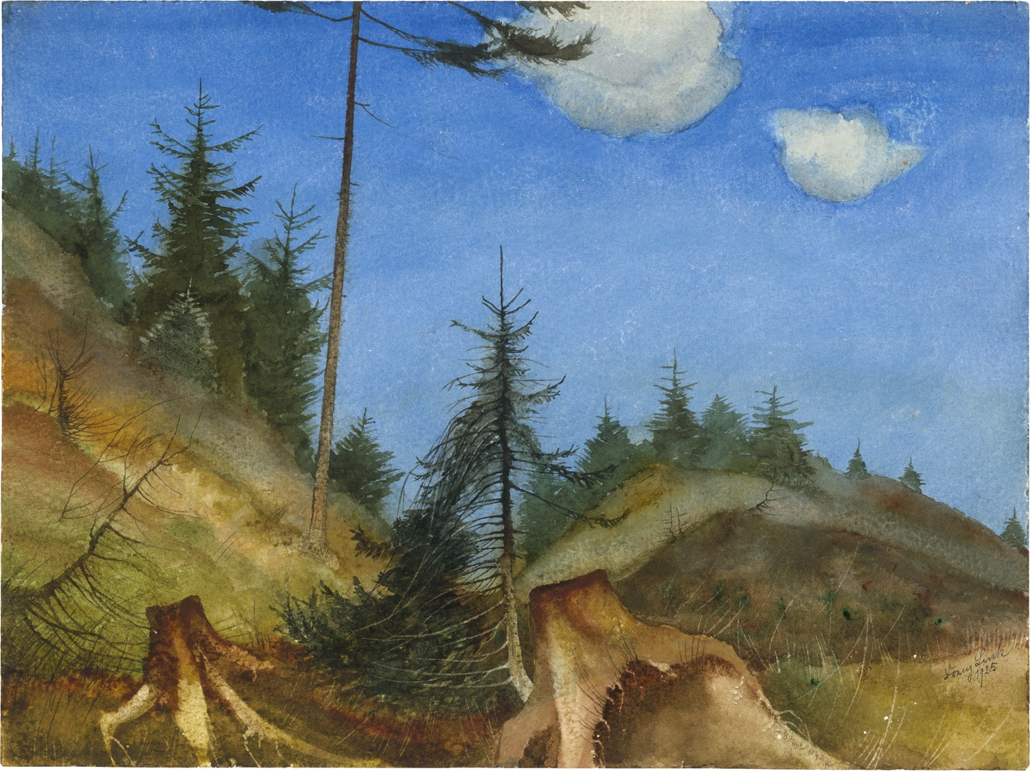 Franz Lenk | Waldlichtung (1925) | MutualArt