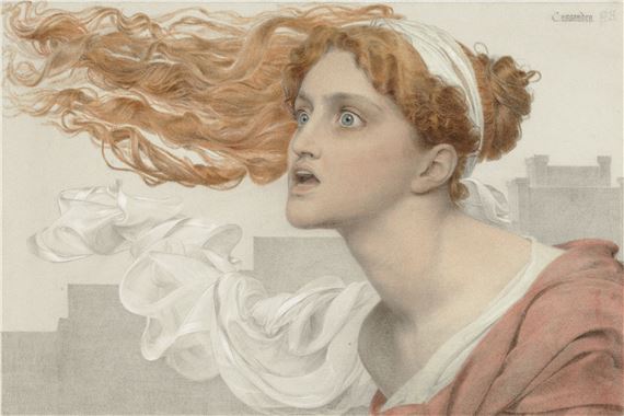 Anthony Frederick Augustus Sandys | Portrait of a young girl | MutualArt