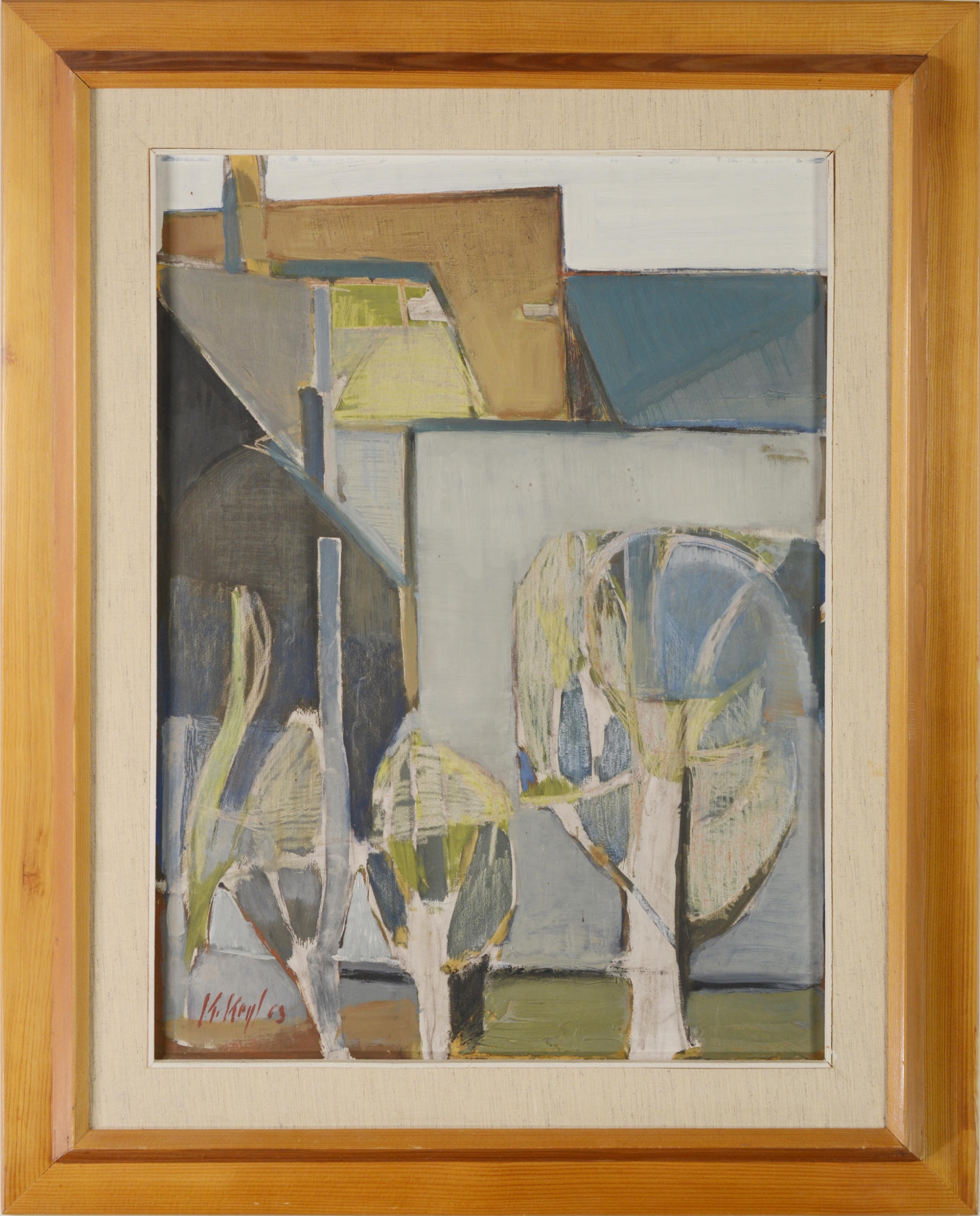 Kryl Karel | TREES IN A CITY (1963) | Compare similar artworks | MutualArt