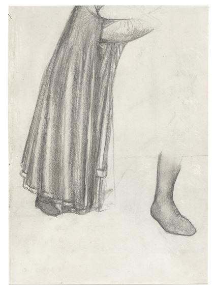 Edward Burne-Jones | Portrait of Fanny Cornforth, reclining in a chair ...