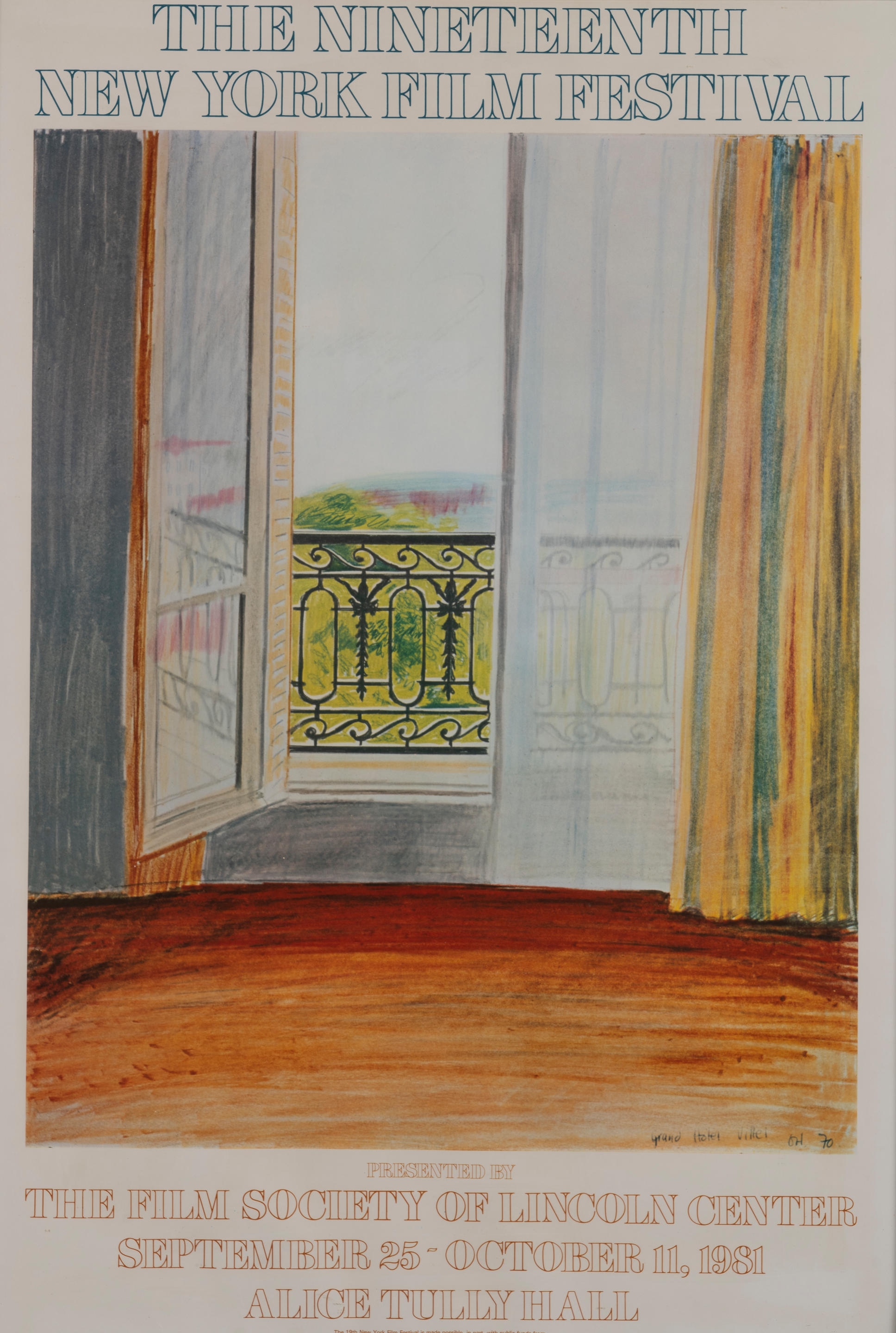 David Hockney | A collection of three David Hockney exhibition posters ...