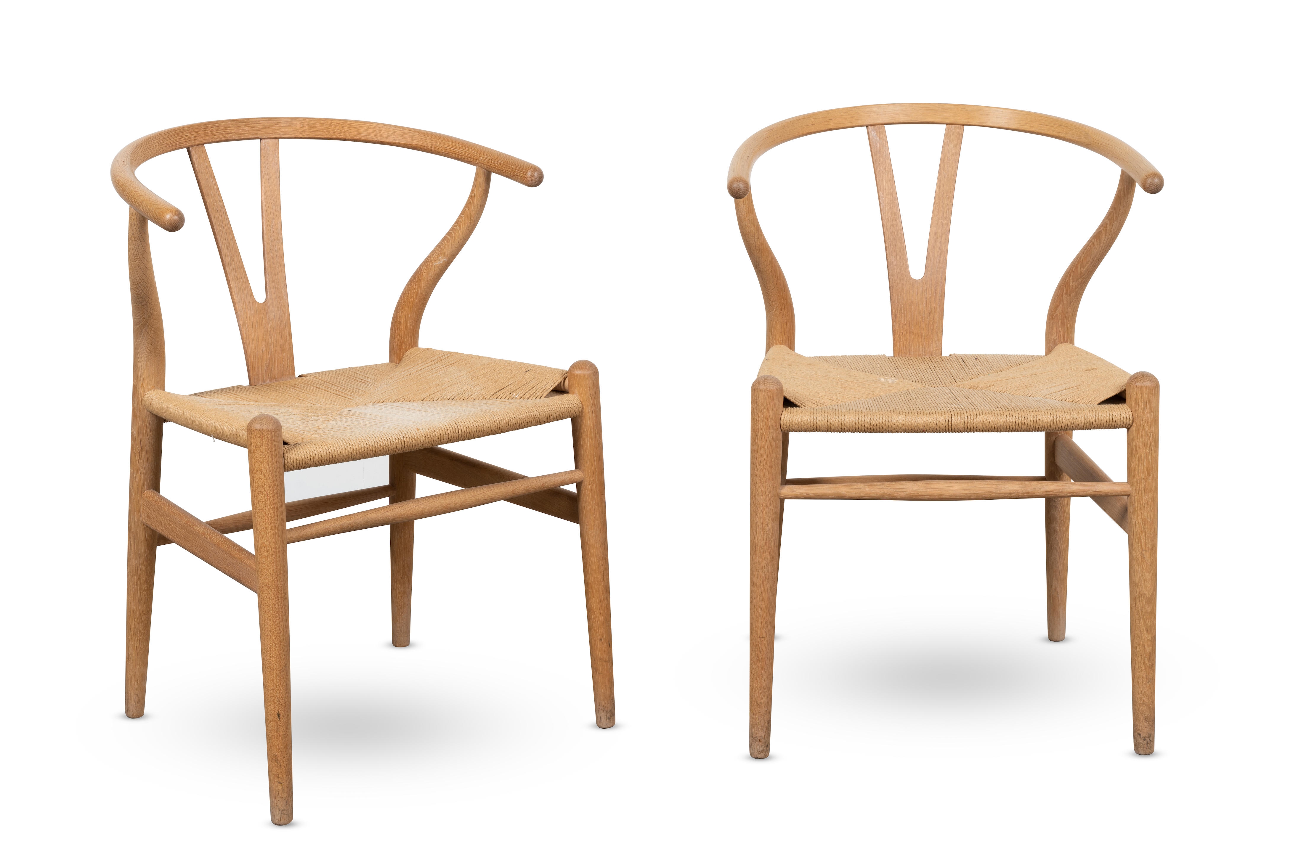 Hans J. Wegner | A set of eight CH24 'Wishbone' dining chairs (1949 ...
