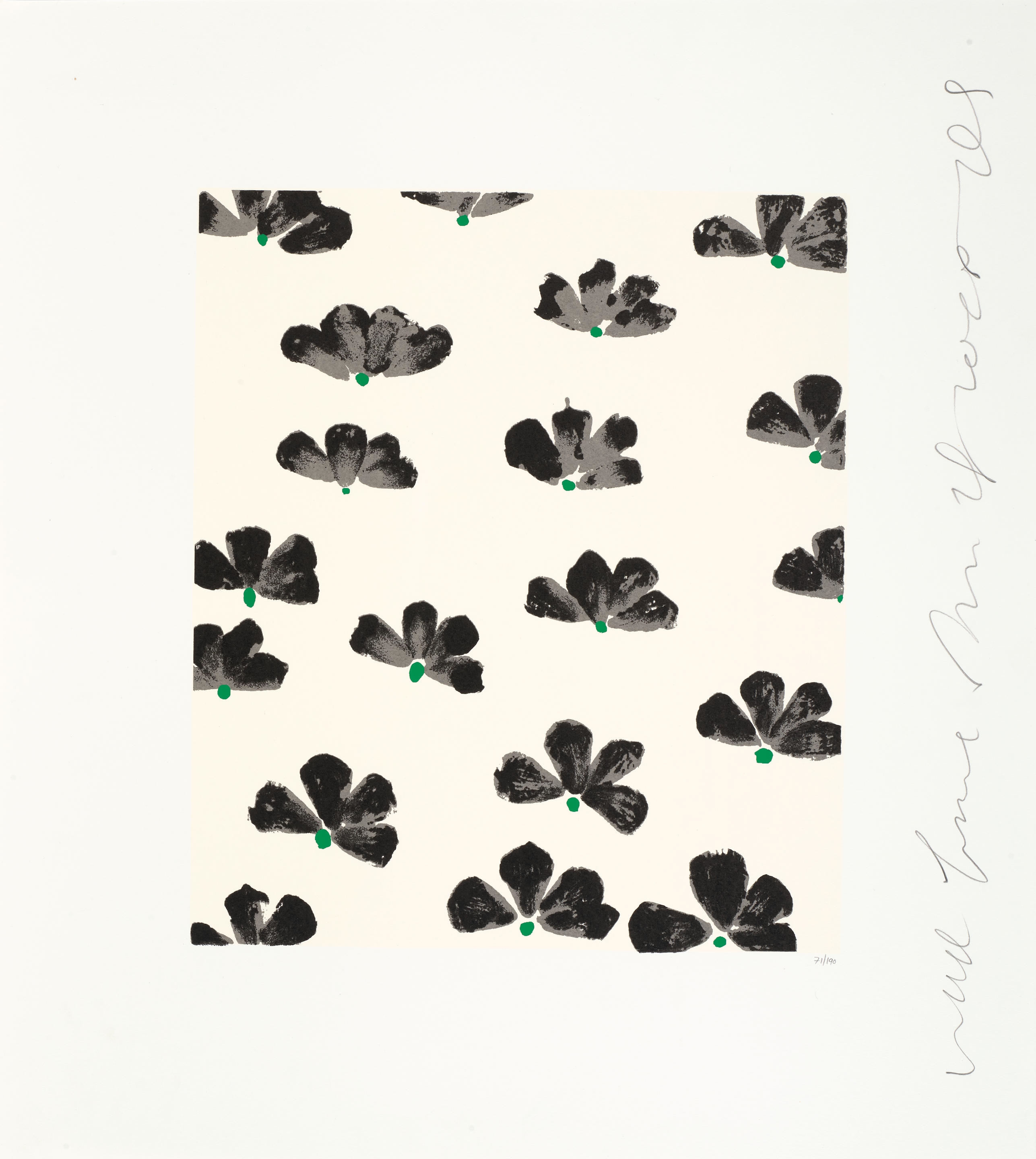 Donald Sultan | Wallflowers (2008) | MutualArt