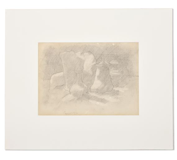 Giorgio Morandi | 3 drawings (1930) | MutualArt