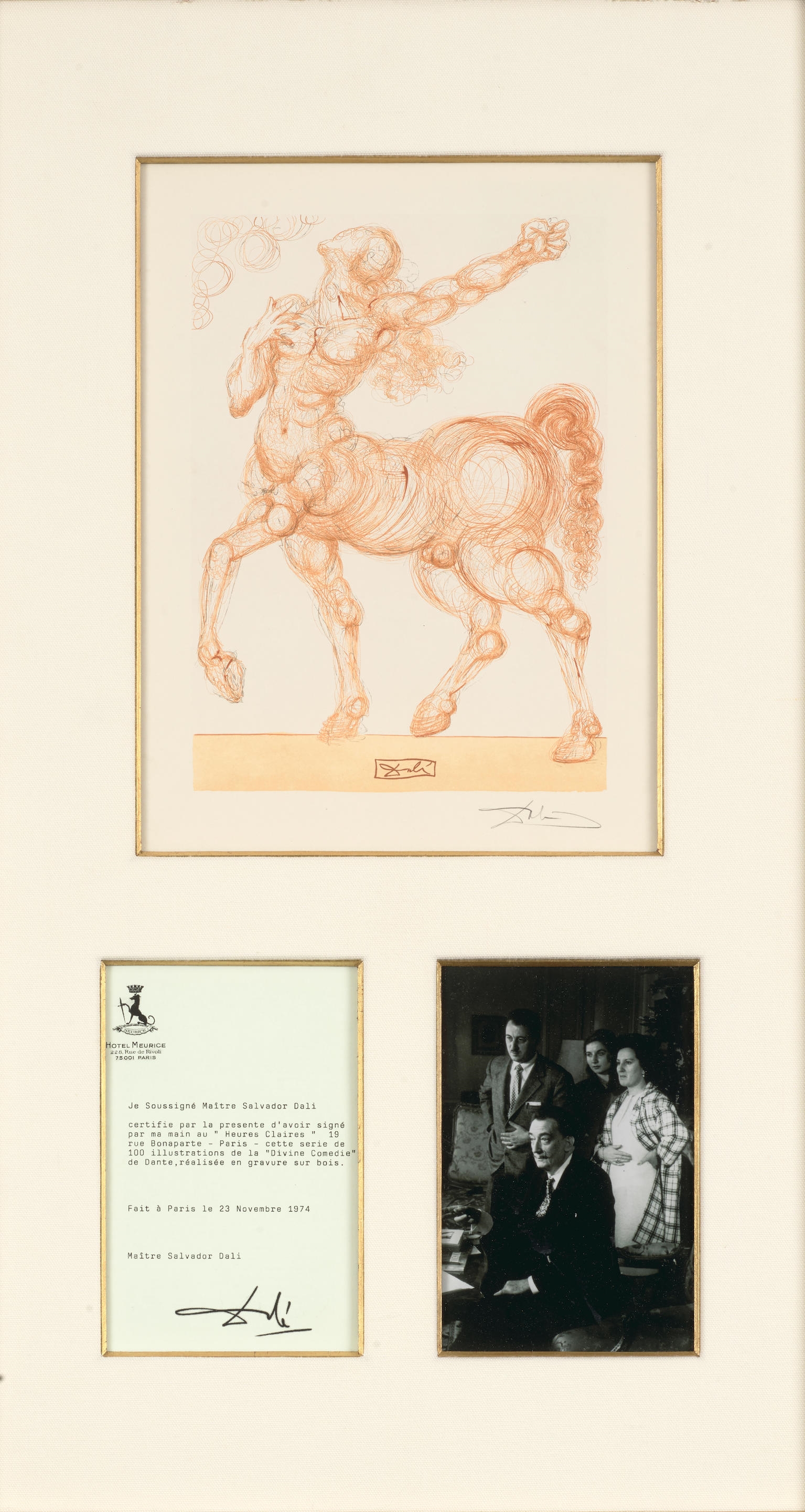 Salvador Dalí | Hell, Canto 26, from La Divine Comédie; Hell, Canto 2 ...