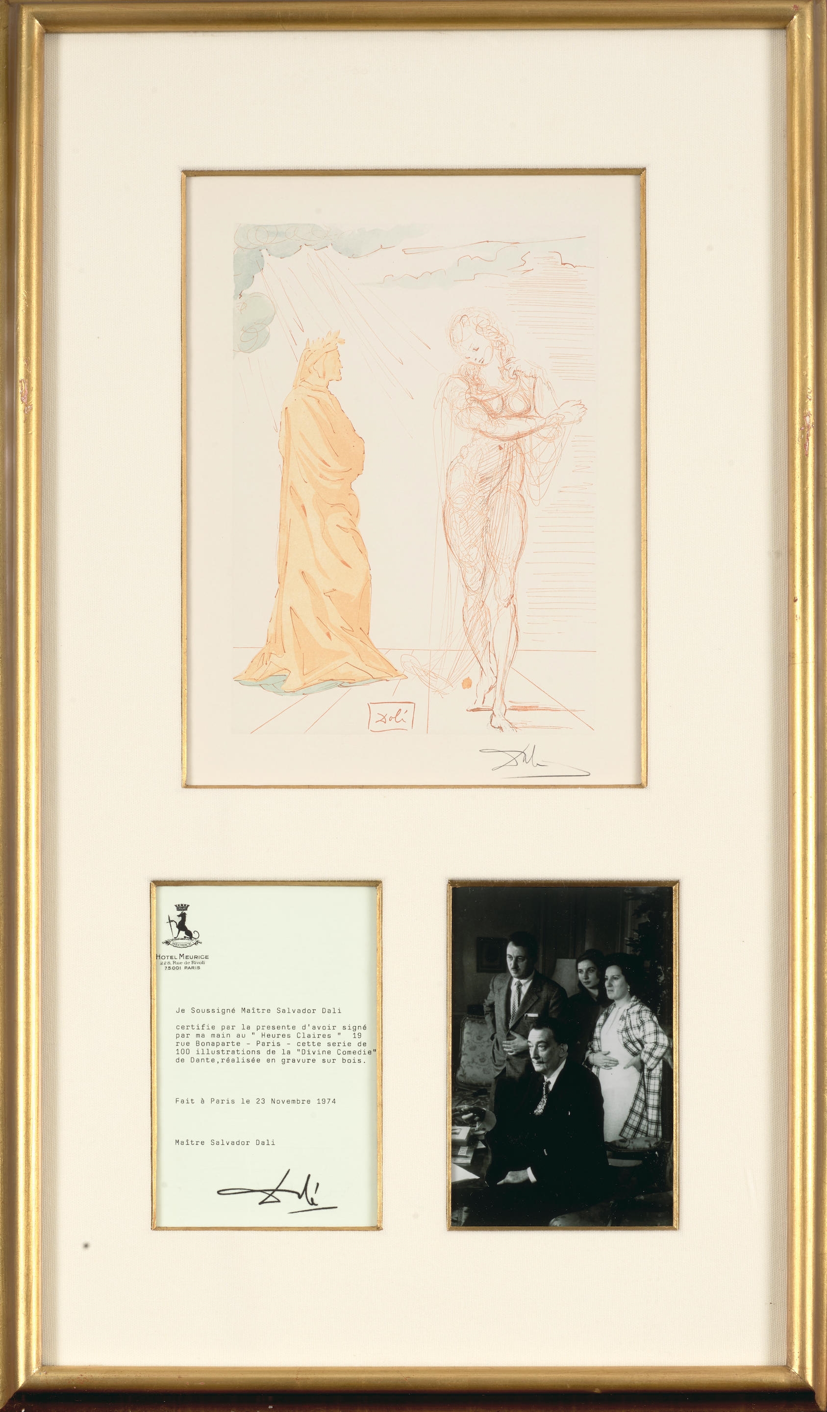 Salvador Dalí | Hell, Canto 26, from La Divine Comédie; Hell, Canto 2 ...