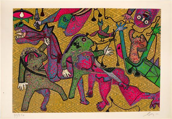 Enrico Baj | Baj chez Baj, Volume ll (10 works) (1972) | MutualArt