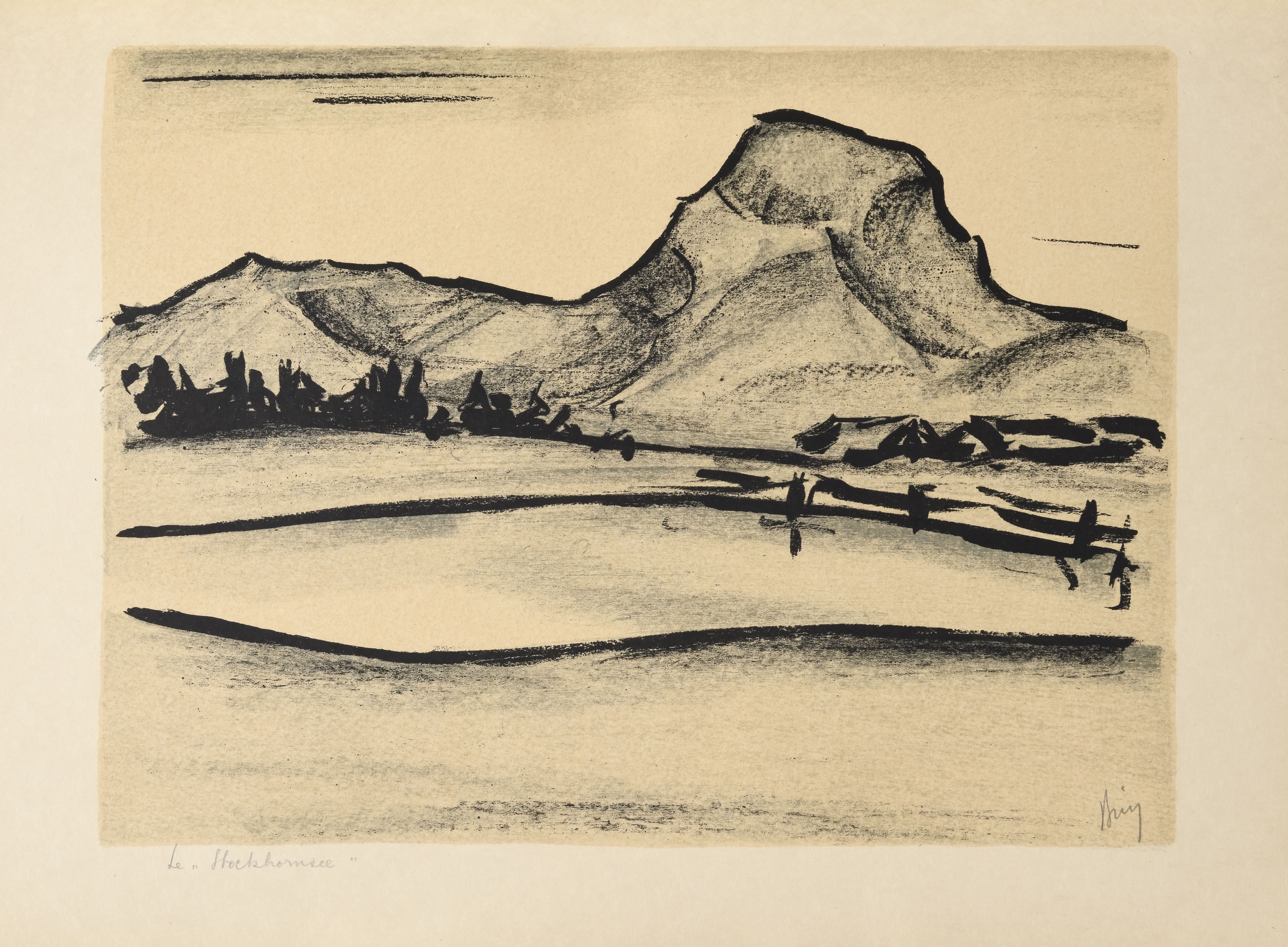 Henry Bing | Paysages suisses. Les lacs. (1918) | MutualArt