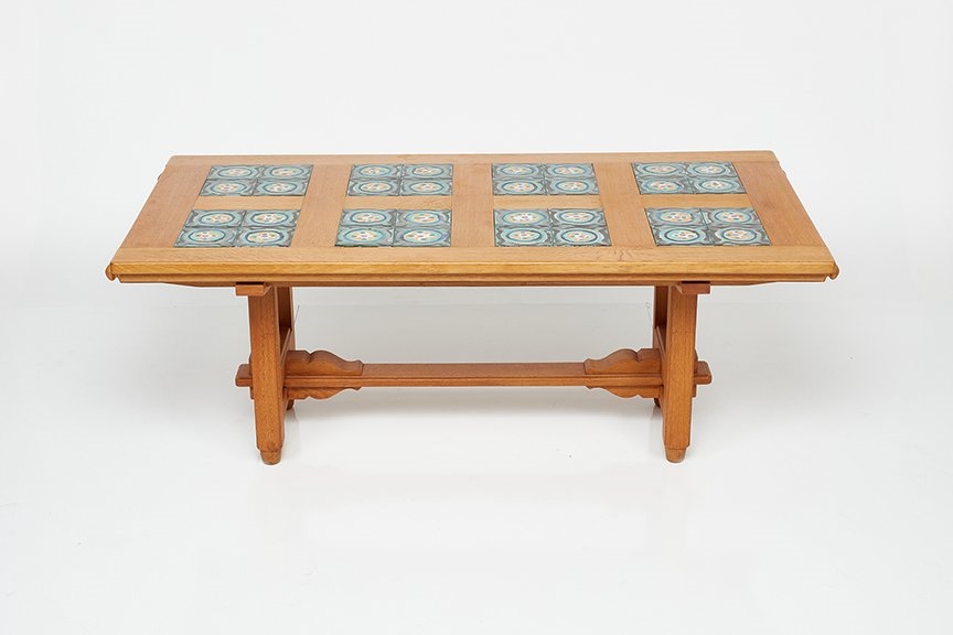 Jacques Chambron | Extending tile-top dining table, 1960s | MutualArt