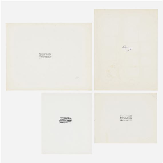 Herbert Matter | Four Photographs | MutualArt