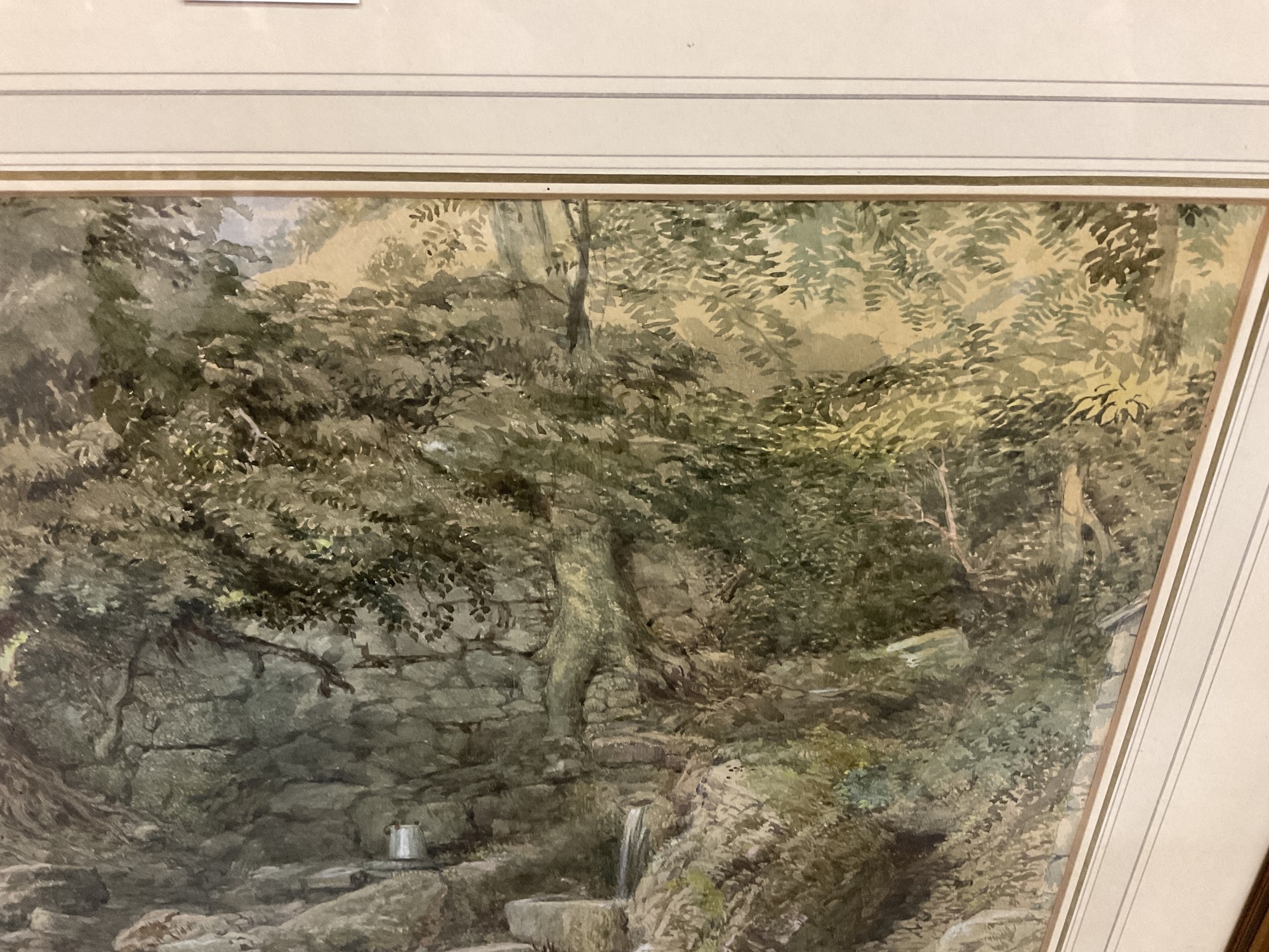 Charles Landseer | Rural landscape with a spring | MutualArt