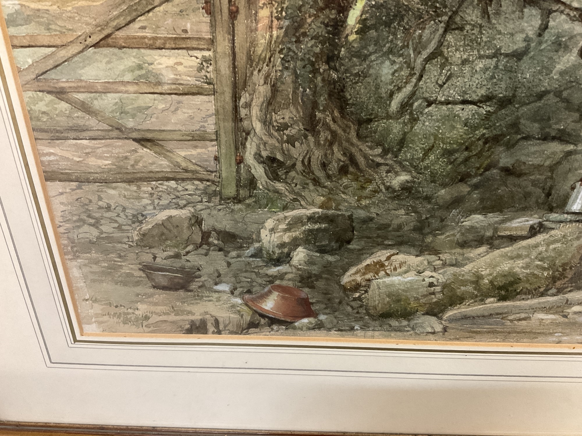 Charles Landseer | Rural landscape with a spring | MutualArt