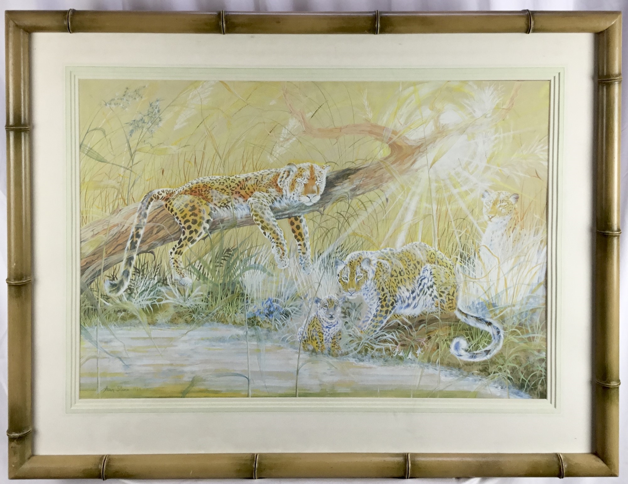 Ann Stone | Cheetah family (1979) | MutualArt