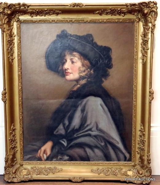 John Longstaff | Portrait of Jessica Harcourt | MutualArt