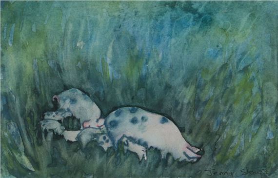 Jenny Stoupe | LITTER OF PIGS | MutualArt