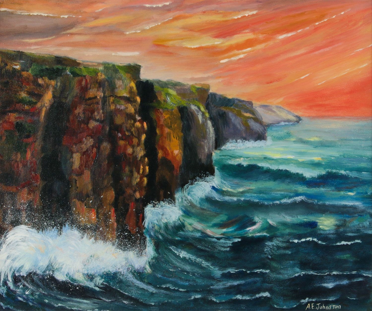 Elizabeth Johnson | CLIFFS OF MOHER | MutualArt