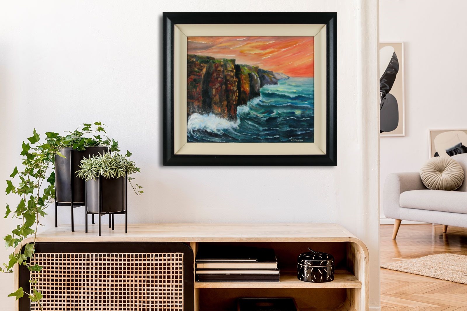 Elizabeth Johnson | CLIFFS OF MOHER | MutualArt