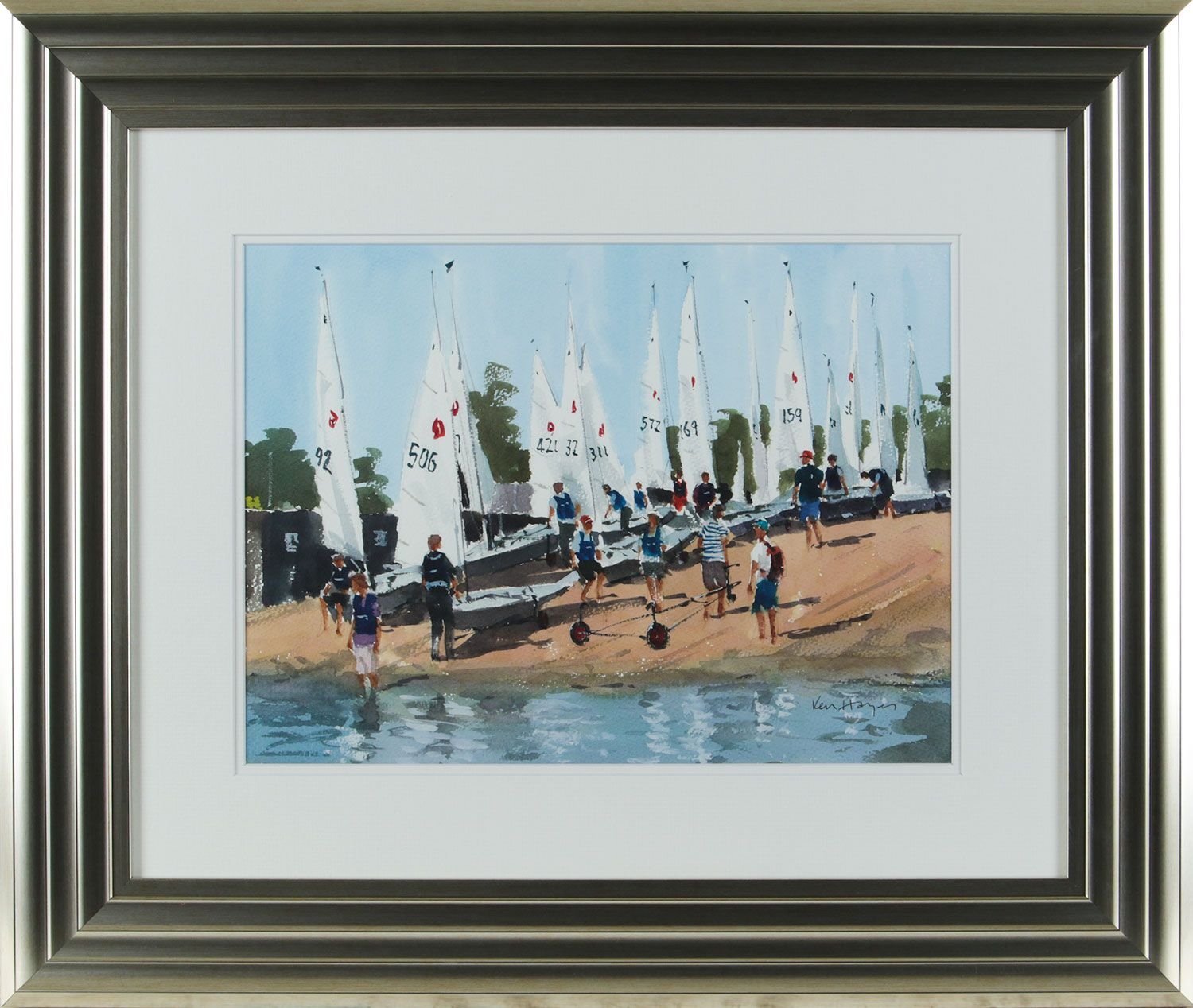 Kenny Hayes | SAILS AT THE READY | MutualArt