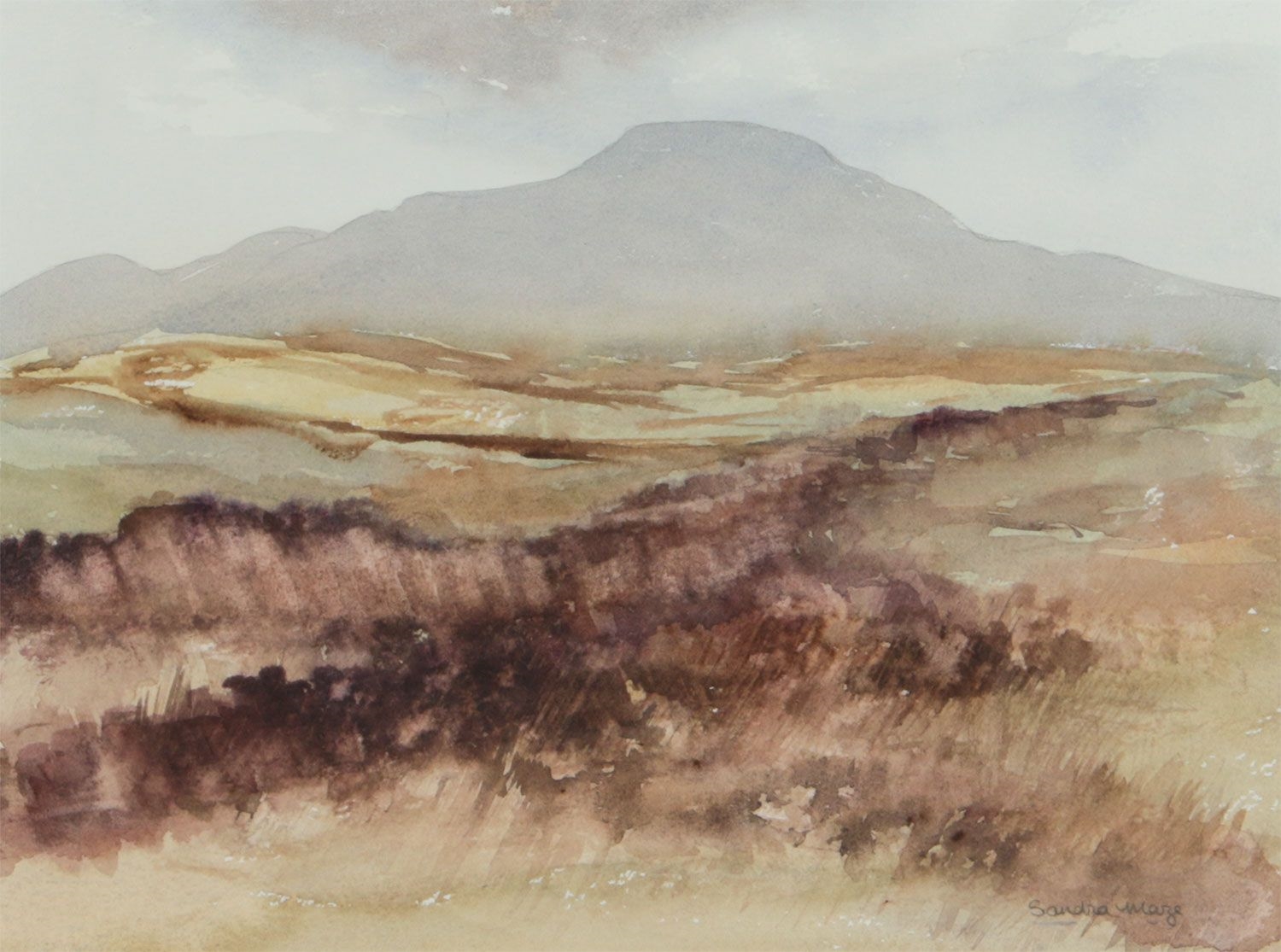 Sandra Maze | PEAT CUTS, ACHILL ISLAND | MutualArt