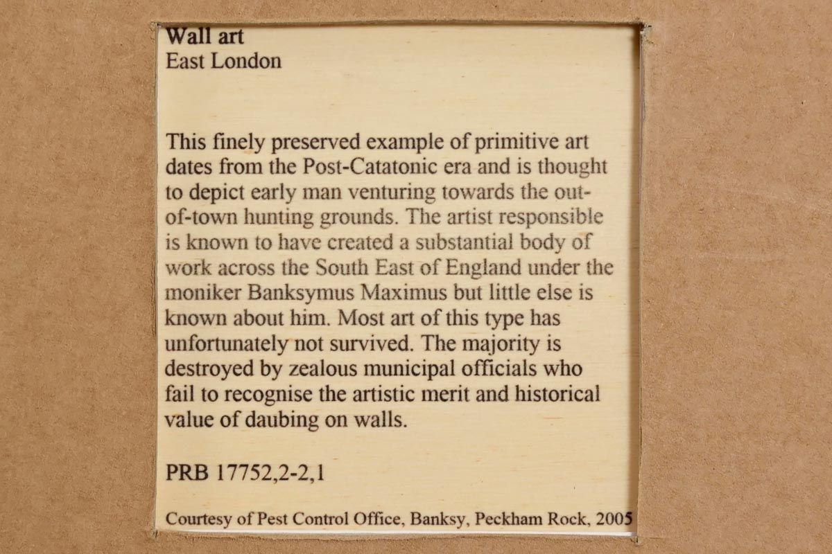 Banksy | Peckham Rock | MutualArt