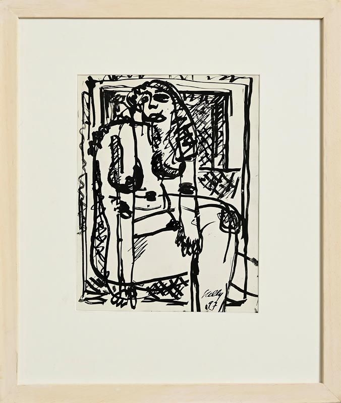 Phil Kelly | Seated Nude (1997) (1997) | MutualArt