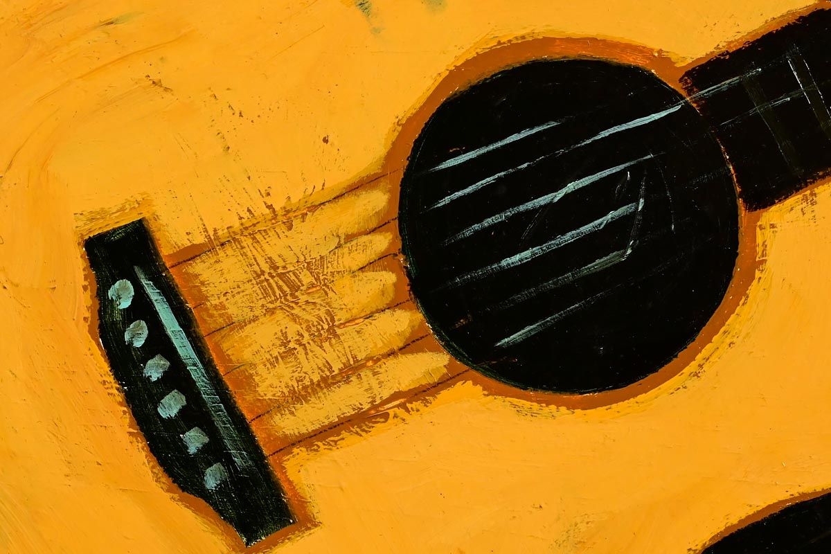 Graham Knuttel | Still Life with Guitar | MutualArt