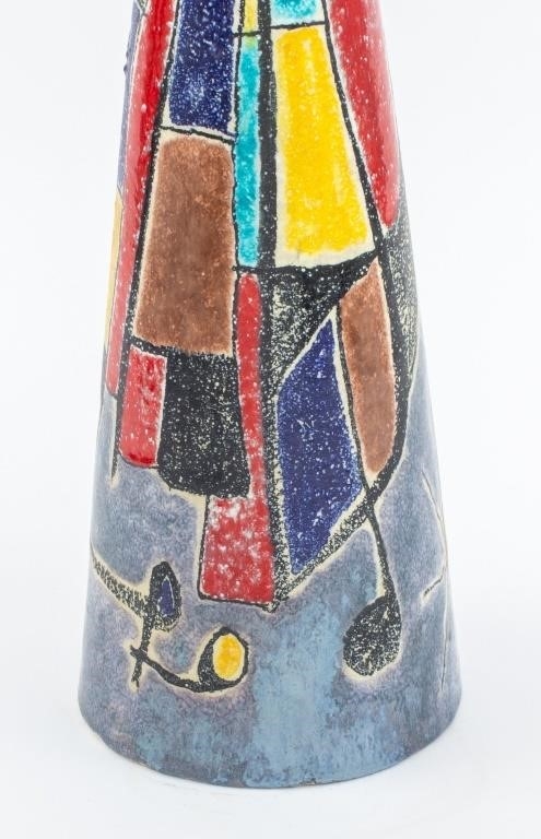 Joan Miró | Mid Century Modern Studio Art Pottery Vase | MutualArt