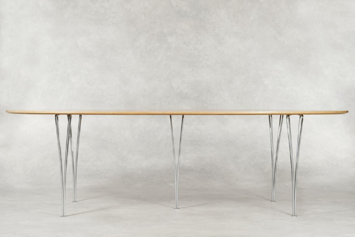 Bruno Mathsson | Table / conference table made of birch with five ...