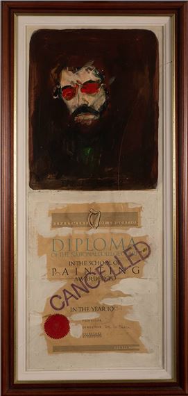 Patrick Graham | SELF PORTRAIT, DIPLOMA CANCELLED | MutualArt