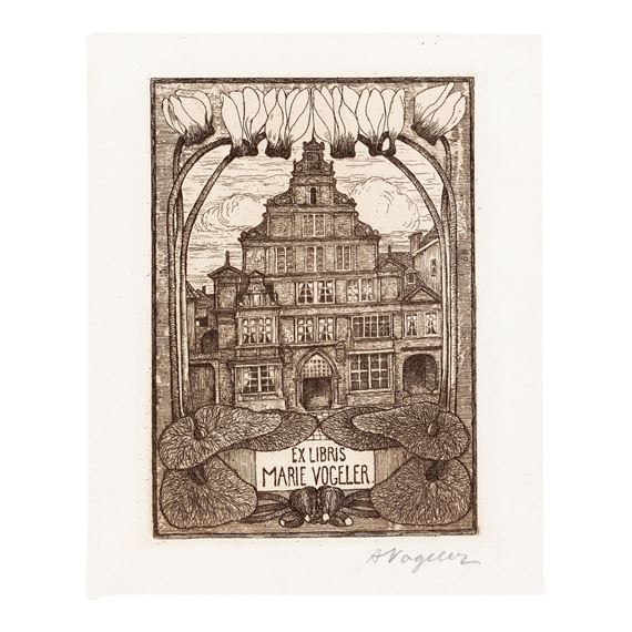 Heinrich Vogeler | «Ex Libris Marie Vogeler I». | MutualArt