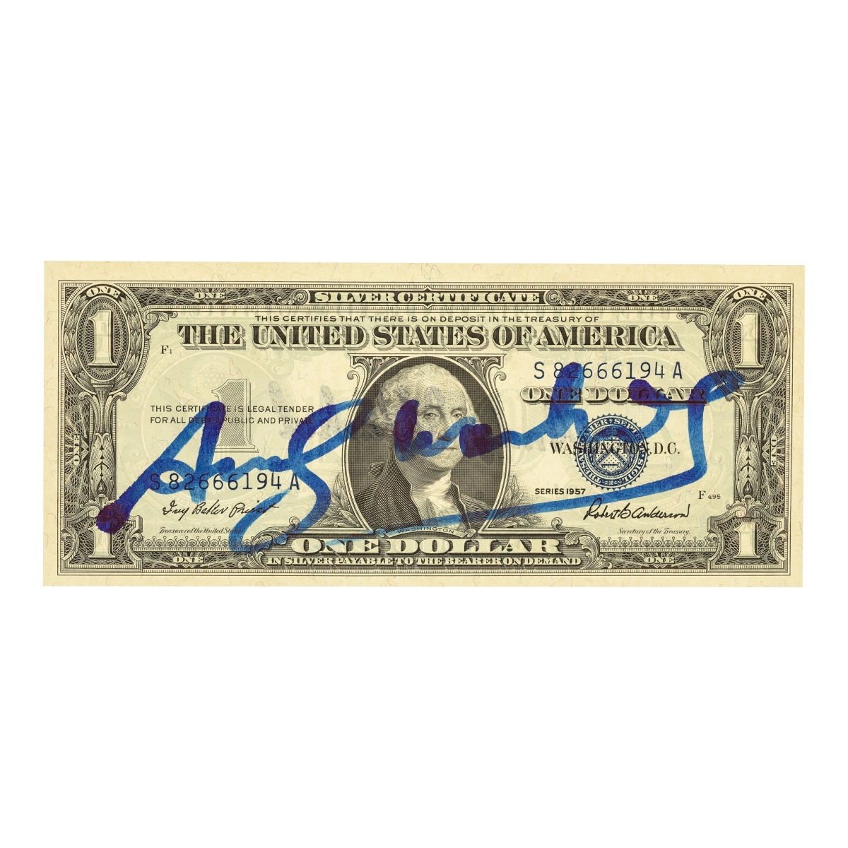 Andy Warhol | 1 Dollar Bill (George Washington) (1928) | MutualArt
